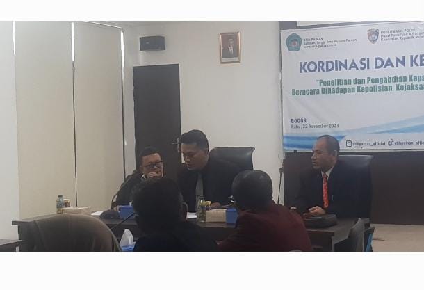 KEADILAN — Puslitbang Polri Dan STIH Painan Gelar Diskusi Penegakan ...